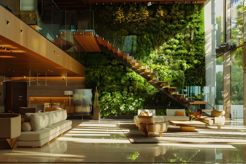 biophilic interior: Indoor Nature: The Indoor Garden Concept